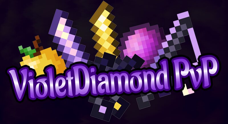 Violet-Diamond PvP Pack [ 1.8.9 / 16x ] Minecraft Texture Pack