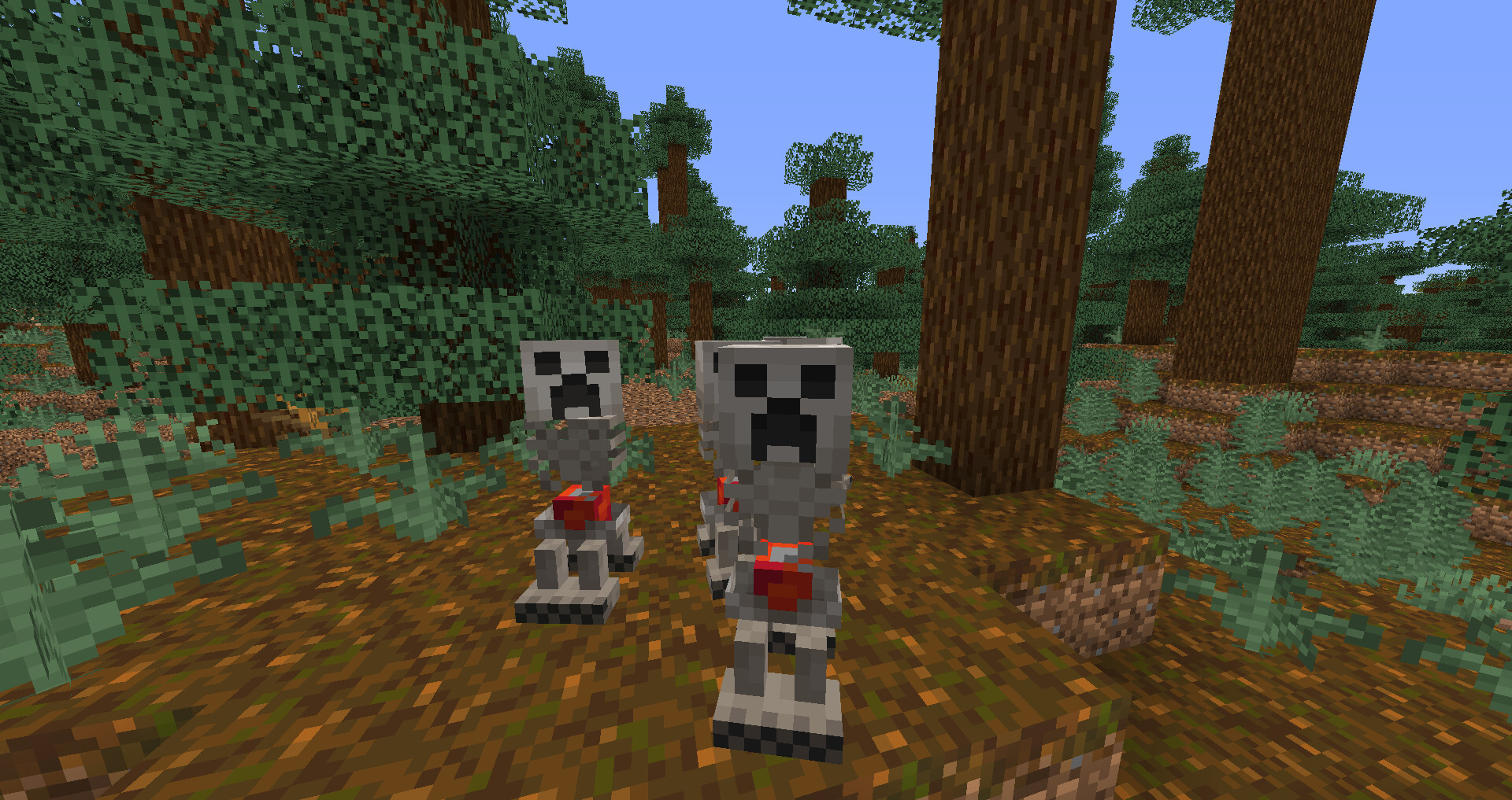 Skeleton Creeper Minecraft Texture Pack