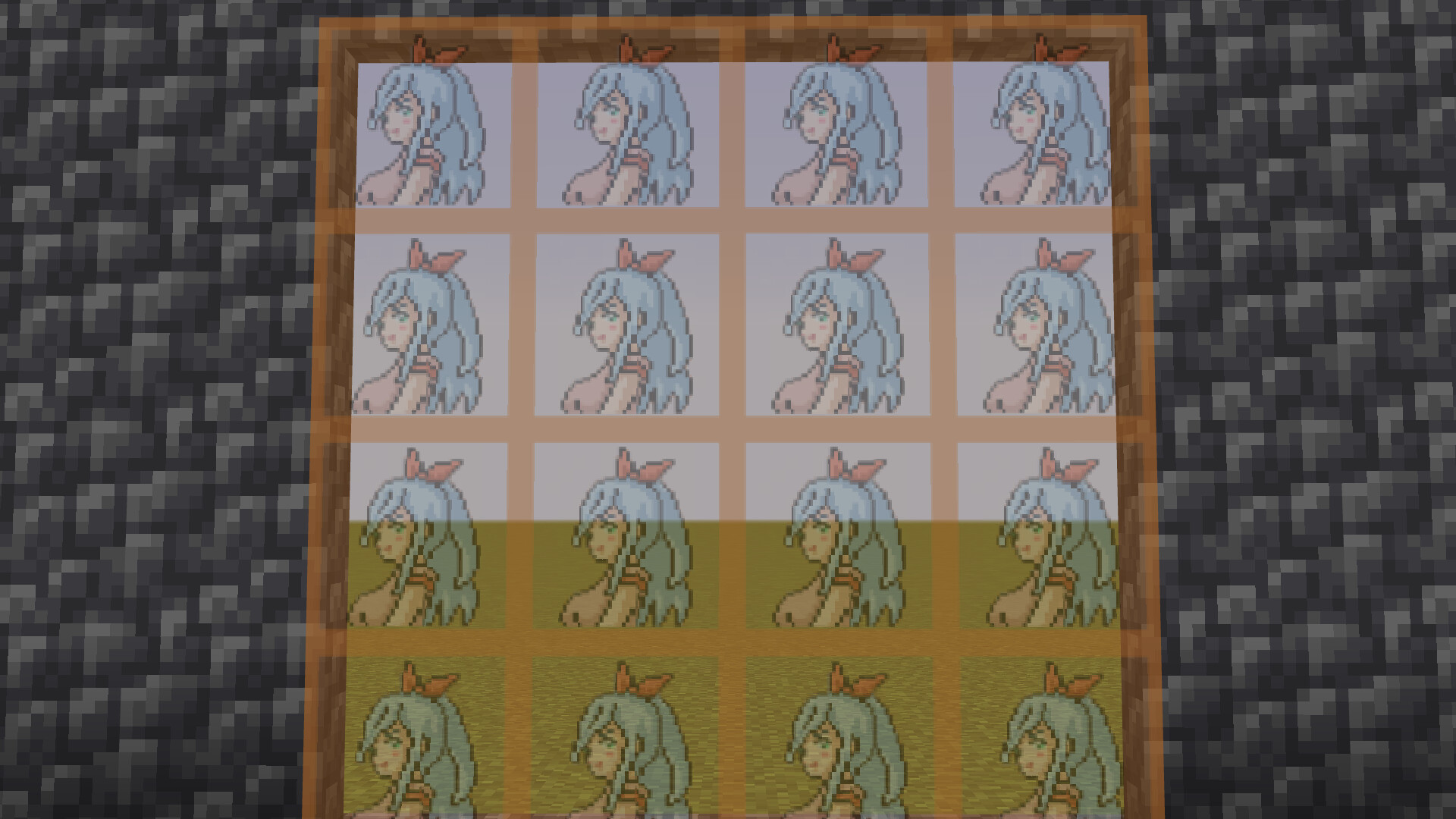 Anime Glass Texture - Minecraft Bedrock Minecraft Texture Pack