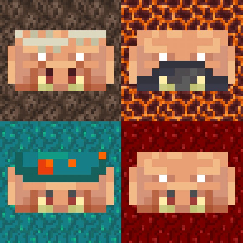 Biome Piglins Minecraft Texture Pack