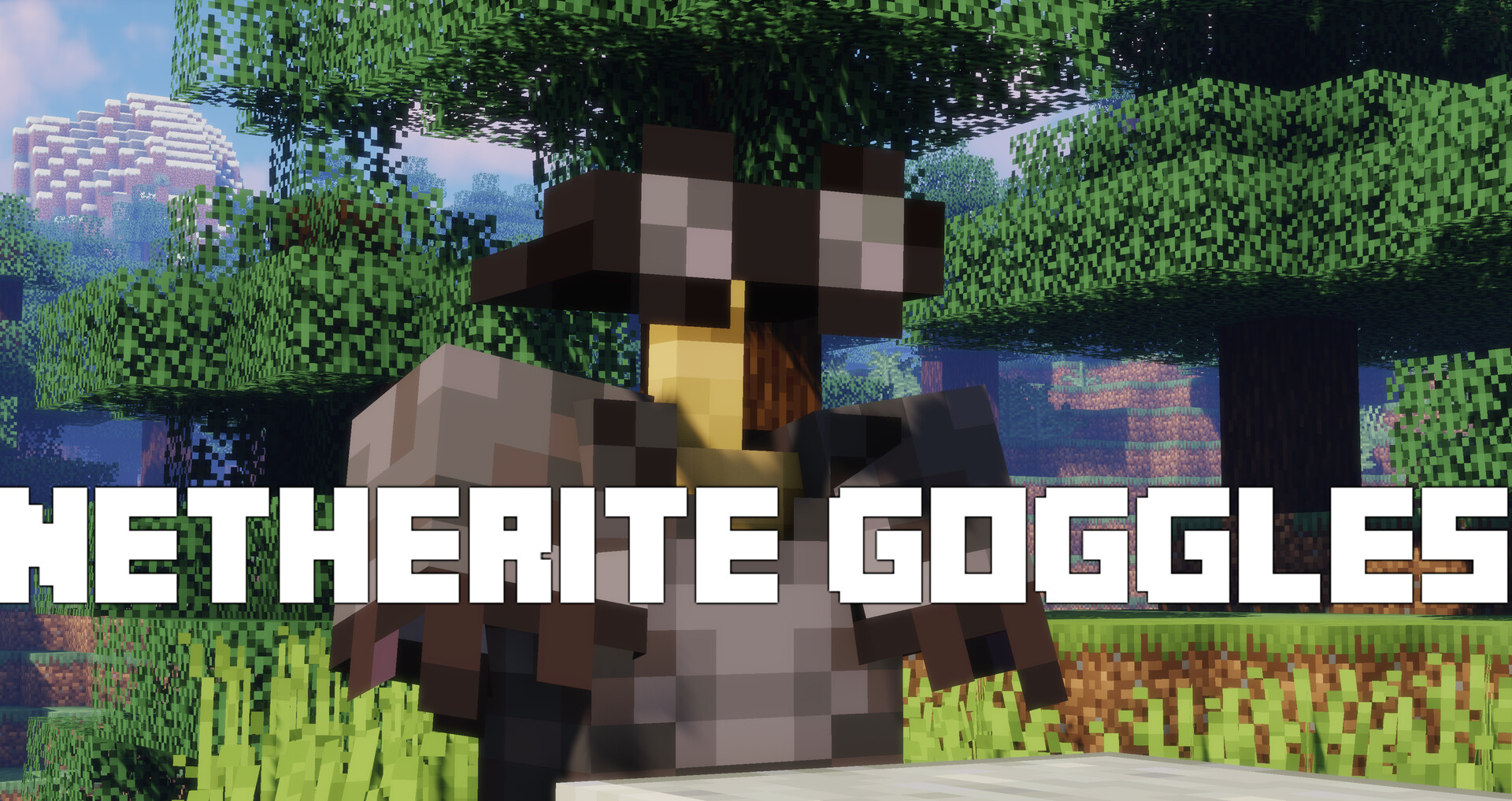 🥽Helmets to Goggles! 1.16.5+ Minecraft Texture Pack