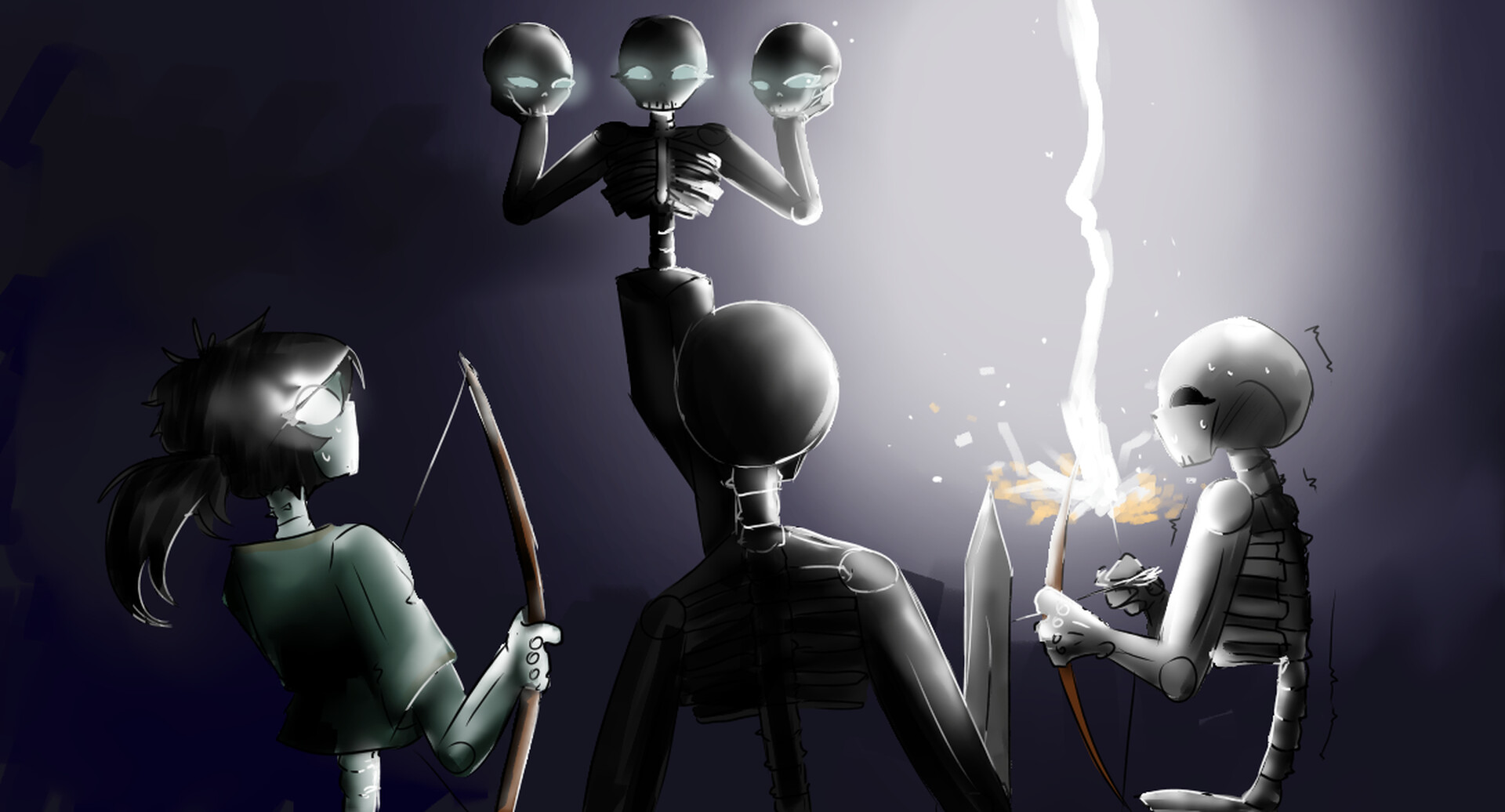 THICC skeletons ⁿᵒʷ ᵒⁿ ᵇᵉᵈʳᵒᶜᵏ ᵗᵒᵒ Minecraft Texture Pack