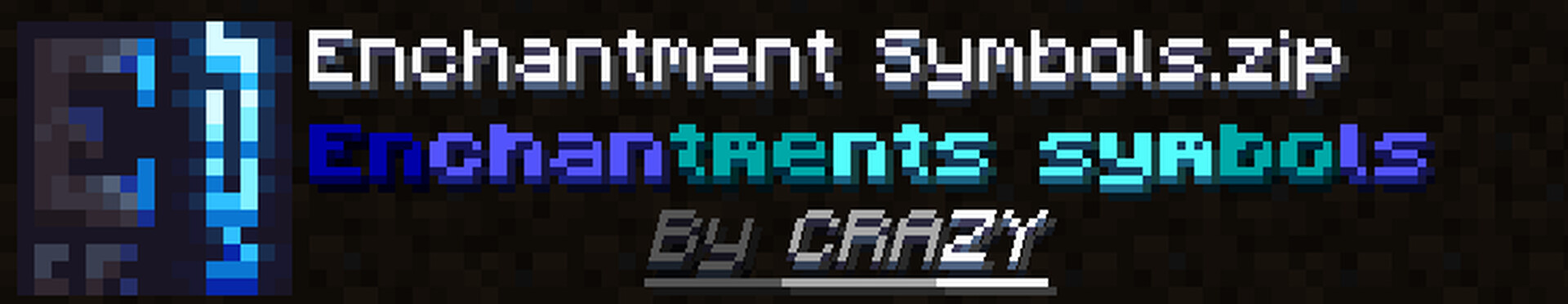 Enchantment Symbols Minecraft Texture Pack