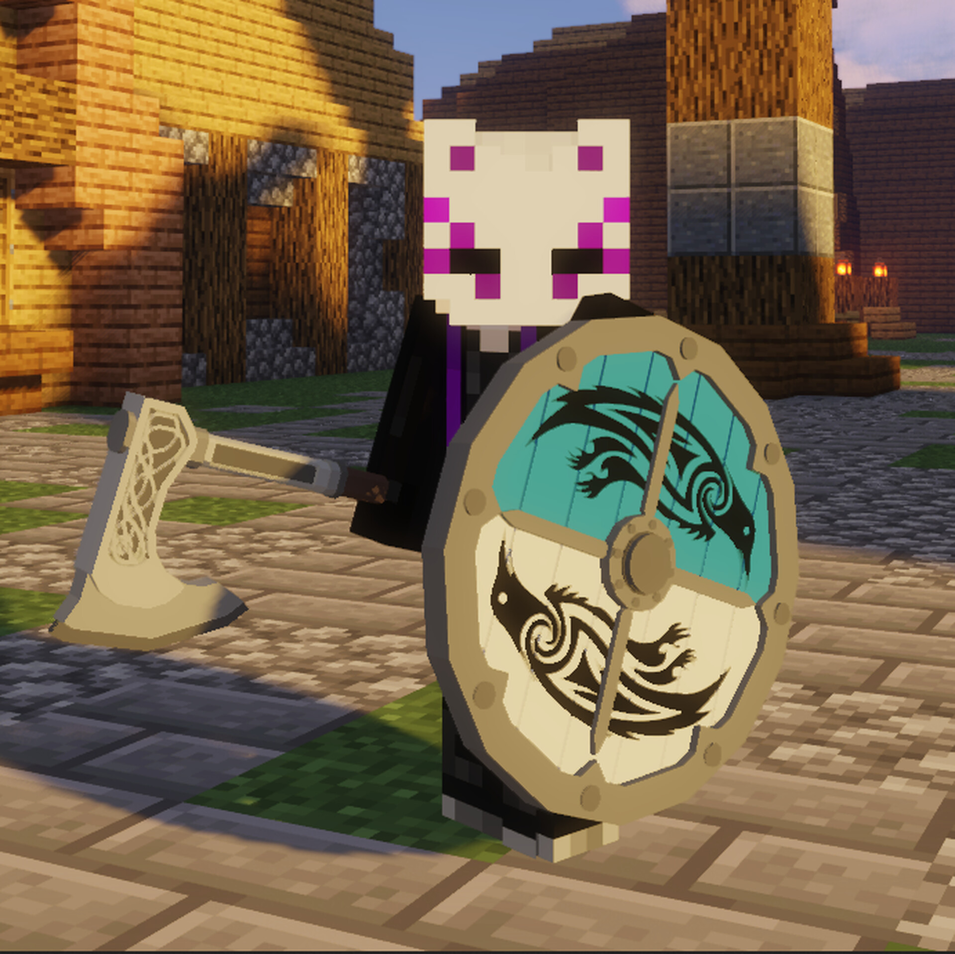 Assassin's Creed Valhalla - Duel Battle Axes, Hidden Blade, Shield (for ...