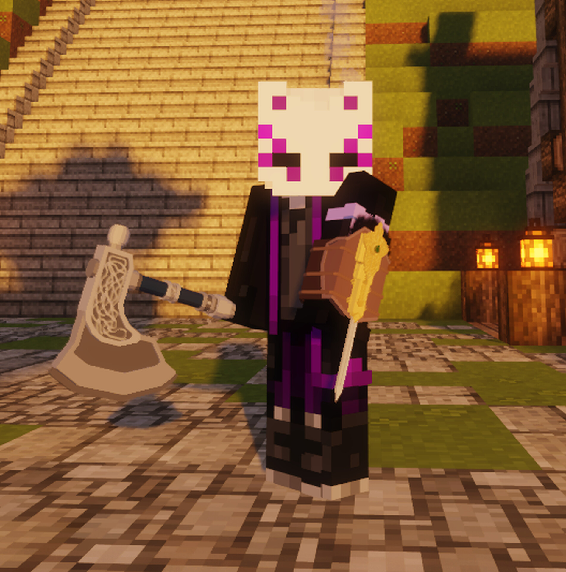 Assassin's Creed Valhalla - Duel Battle Axes, Hidden Blade, Shield (for ...