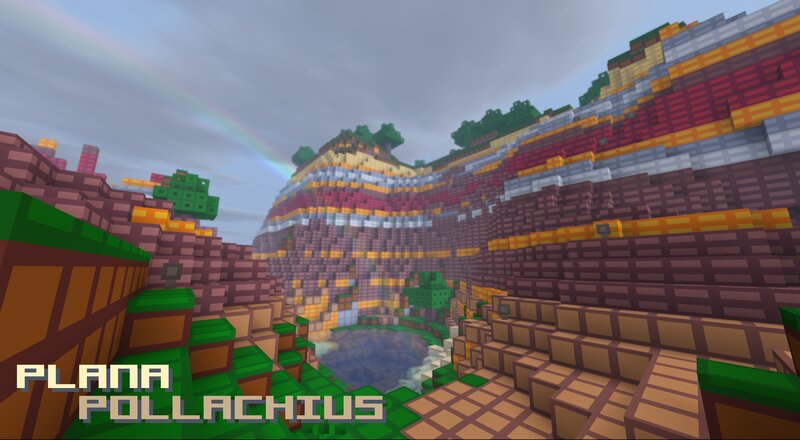 Plana Pollachius - Flat & Boxy Minecraft Texture Pack