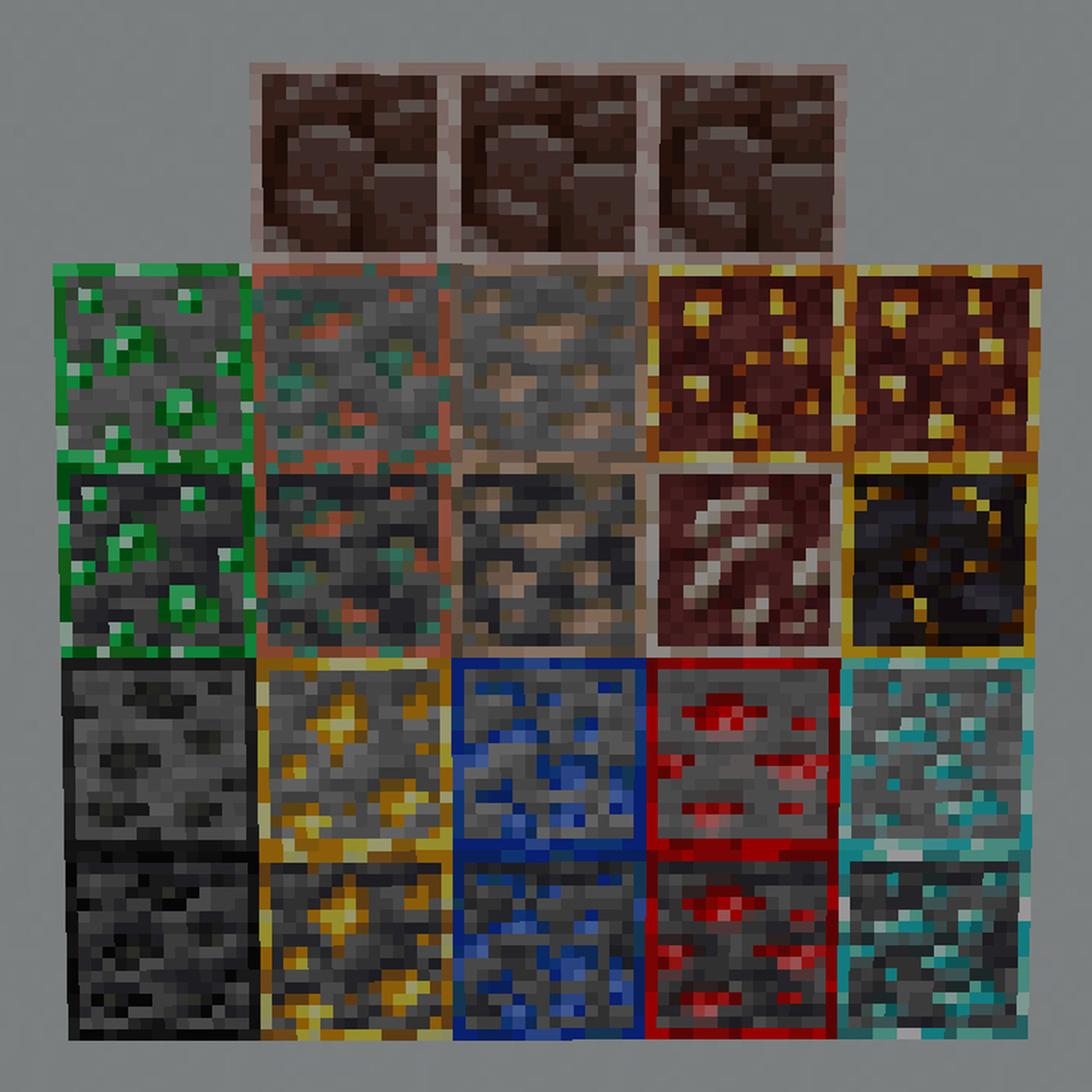 MastPow's Outlined Ores 21w10a+ Minecraft Texture Pack