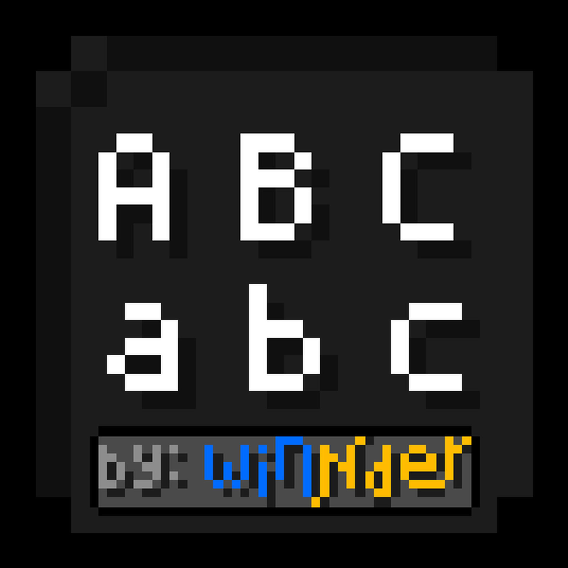 Better font Minecraft Texture Pack