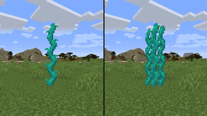 Triple Twisting Vines Minecraft Texture Pack