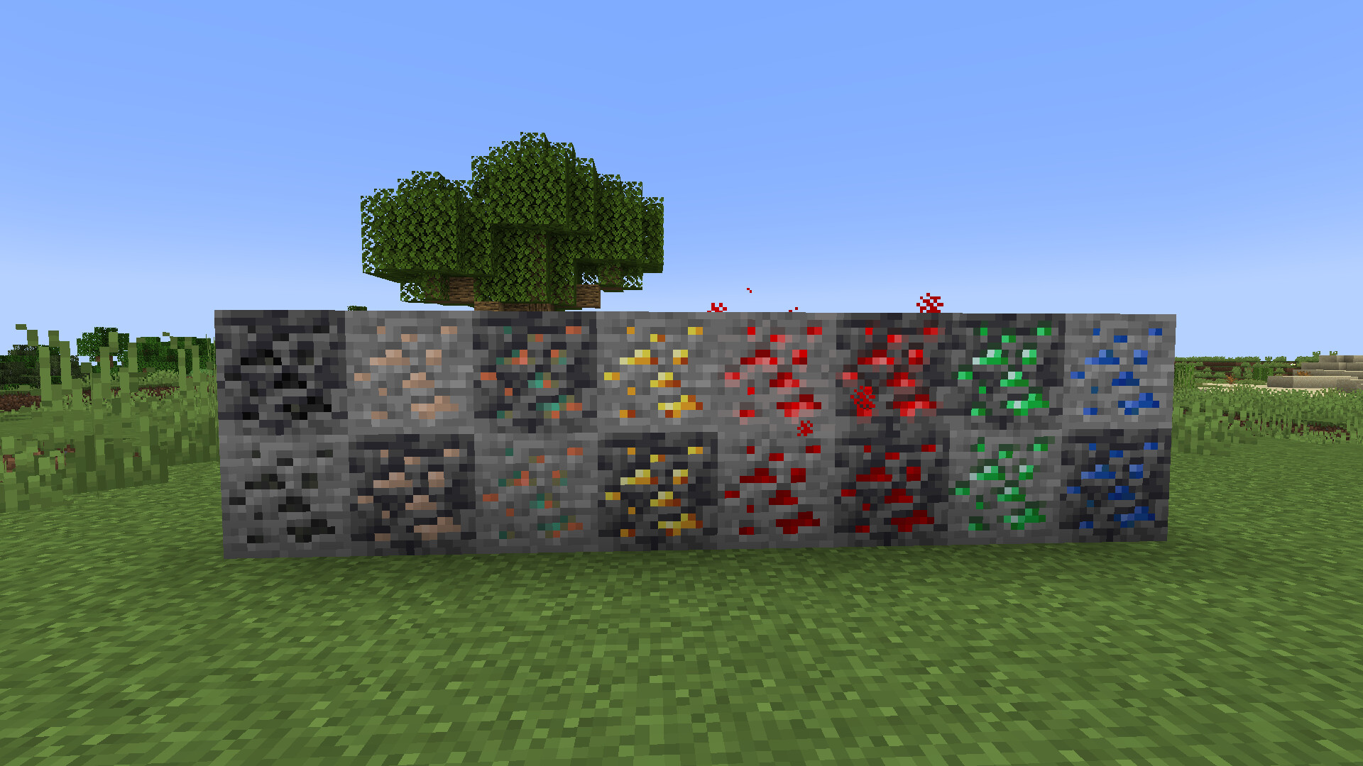 Old Shaped Ores Minecraft Texture Pack