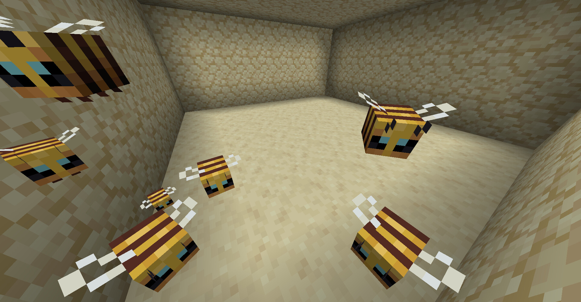 Bees: Resized Minecraft Texture Pack