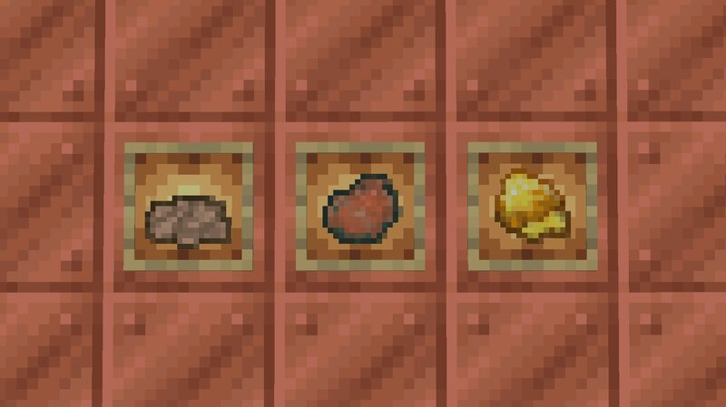 Telling's Textures: Better Raw Metals Minecraft Texture Pack