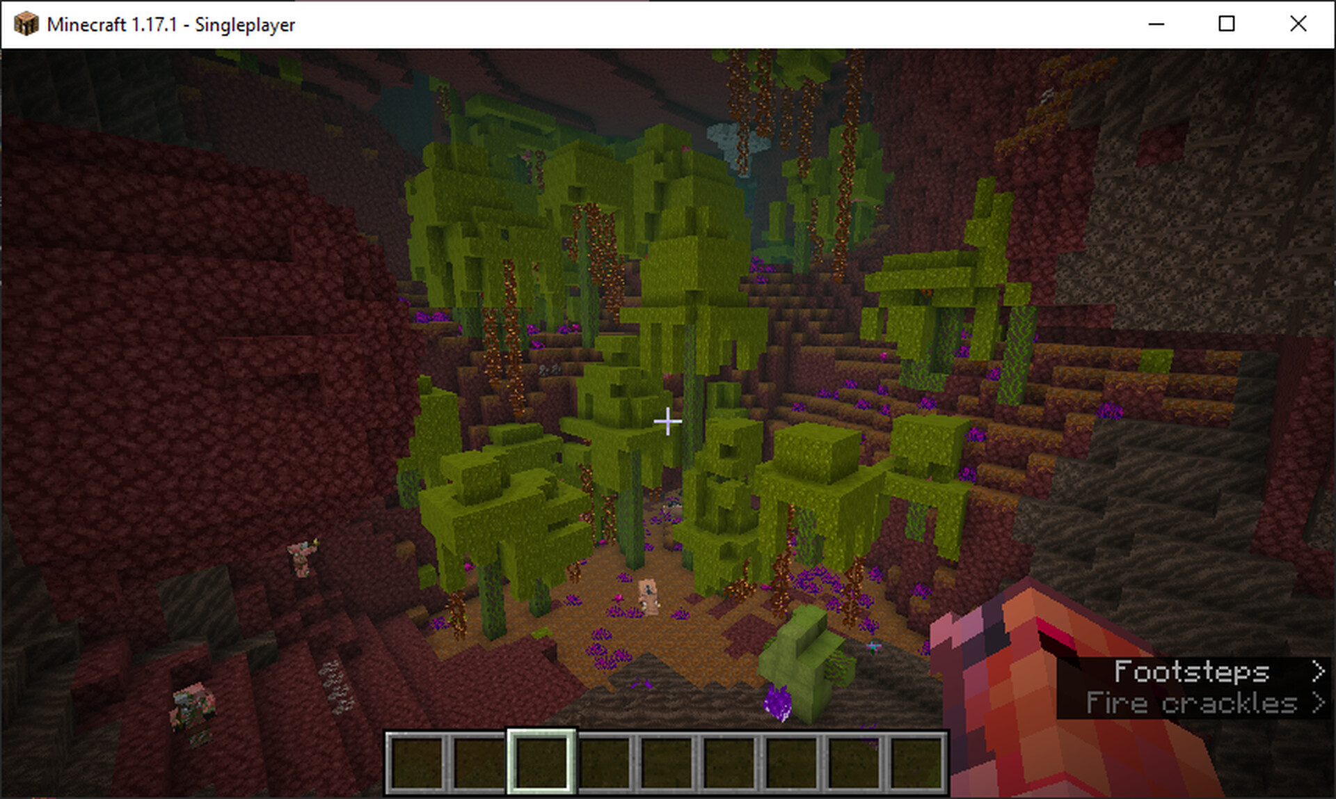 better warped forest and crimson forest Minecraft Texture Pack
