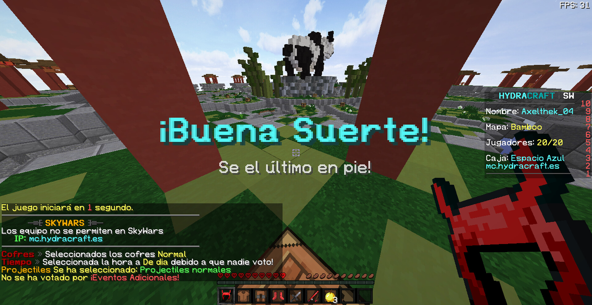 the new red full 32x32 pack (the photos are whith anoter pack faithful ...