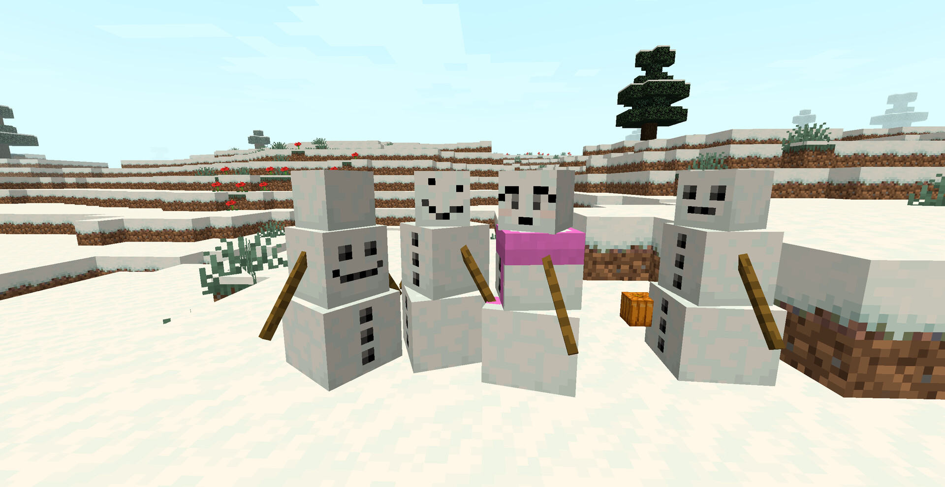 𝚂𝚗𝚘𝚠 𝙵𝚛𝚒𝚎𝚗𝚍𝚜 (Merry Christmas) Minecraft Texture Pack