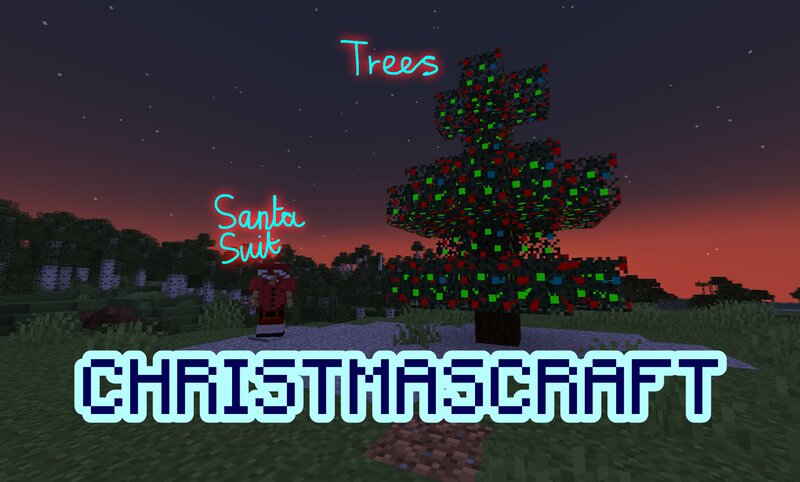 Christmascraft - Santa Suit and Tree Decorations! Minecraft Texture Pack