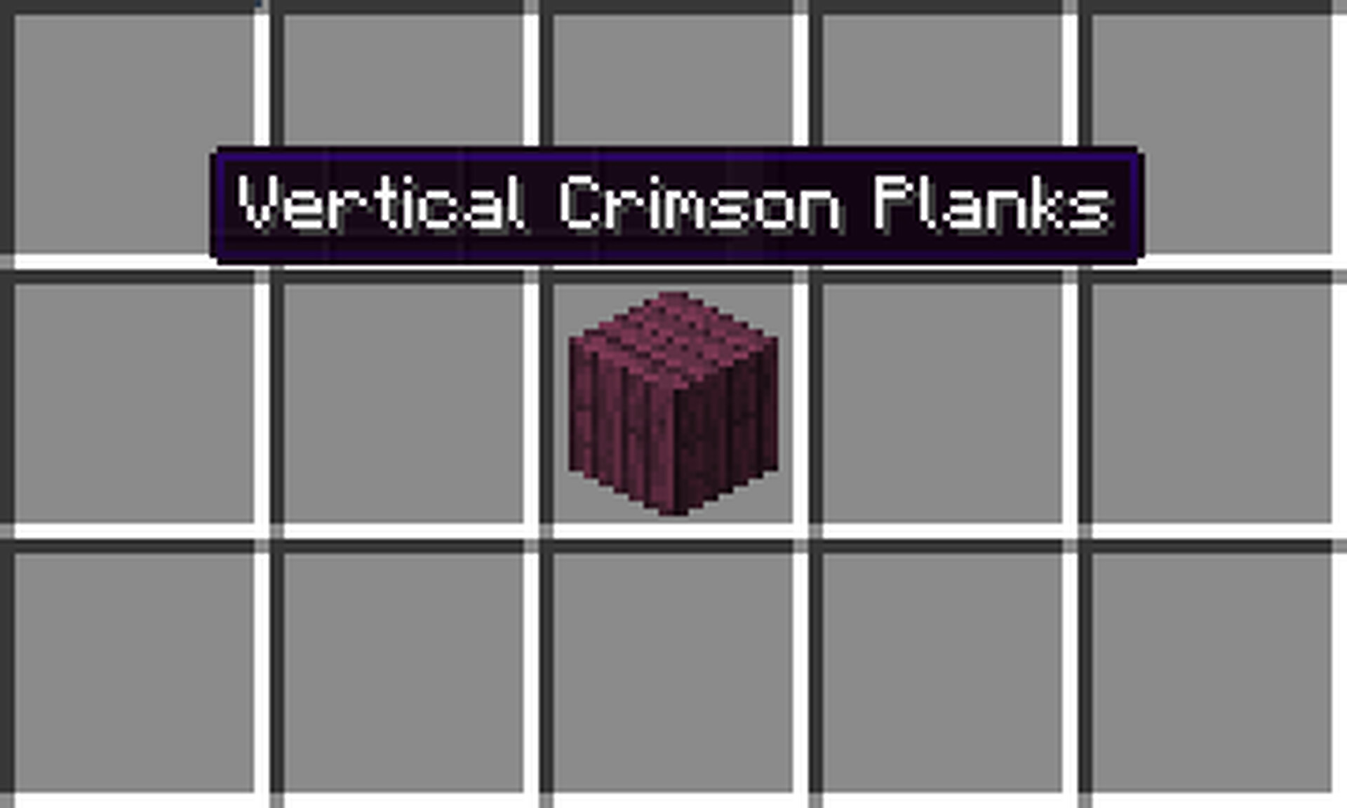 "Wood" Blocks To Vertical Planks Minecraft Texture Pack