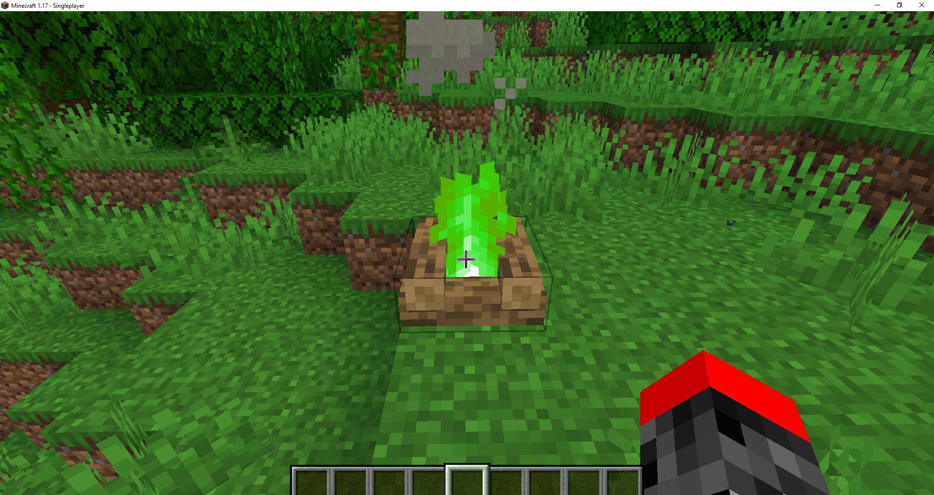 Green Campfire Minecraft Texture Pack