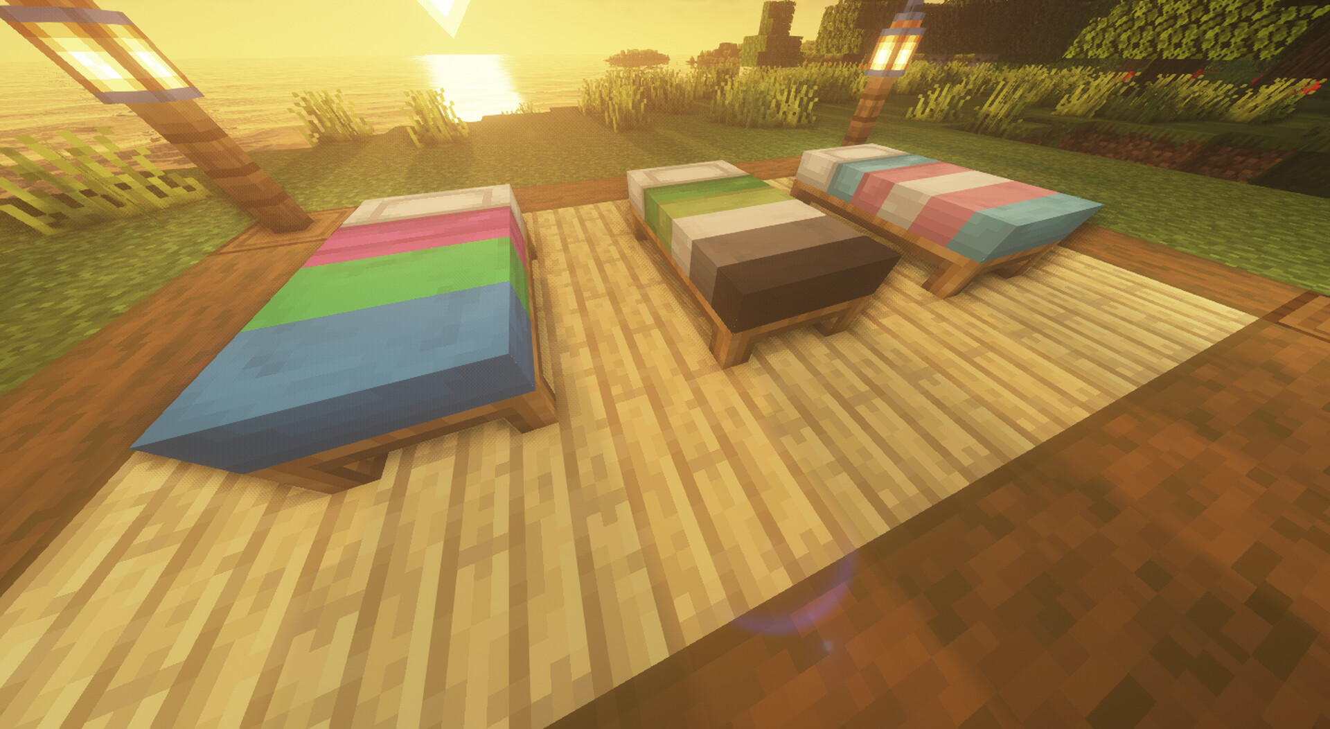 LGBTQ+ Pride Beds- 1.17 Version Minecraft Texture Pack