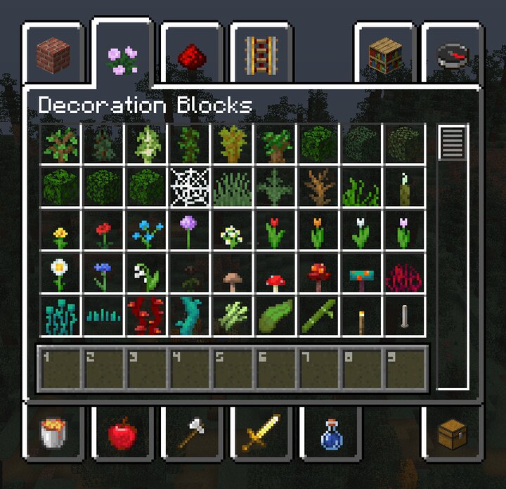 Moxwel's InventorySense UI "1.4.3" — Transparent UI fork Minecraft ...