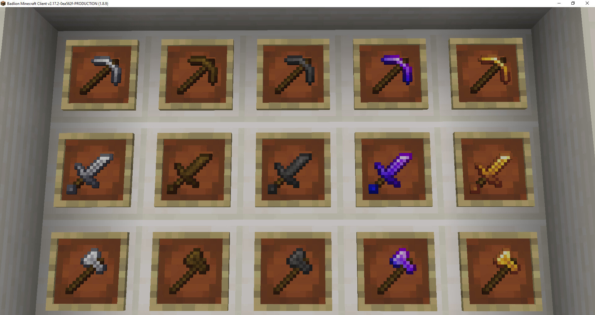 Default Edit Blue & Purple Fade Minecraft Texture Pack