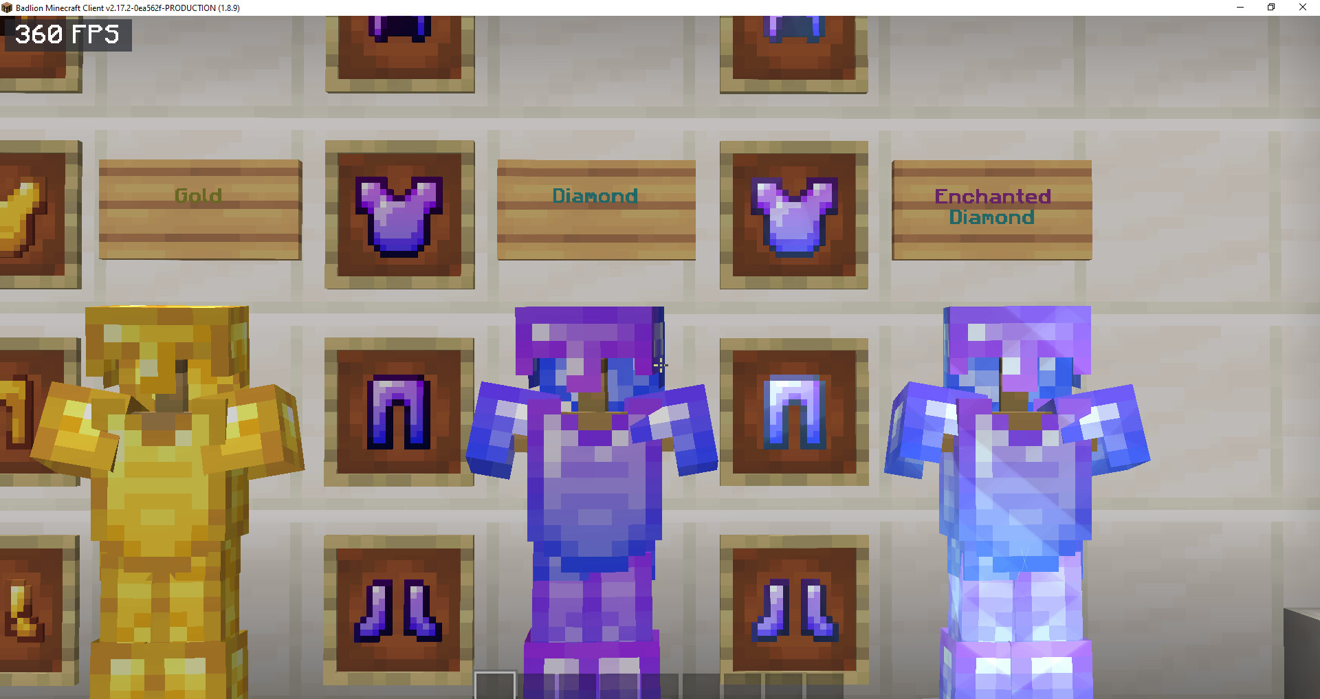 Default Edit Blue & Purple Fade Minecraft Texture Pack