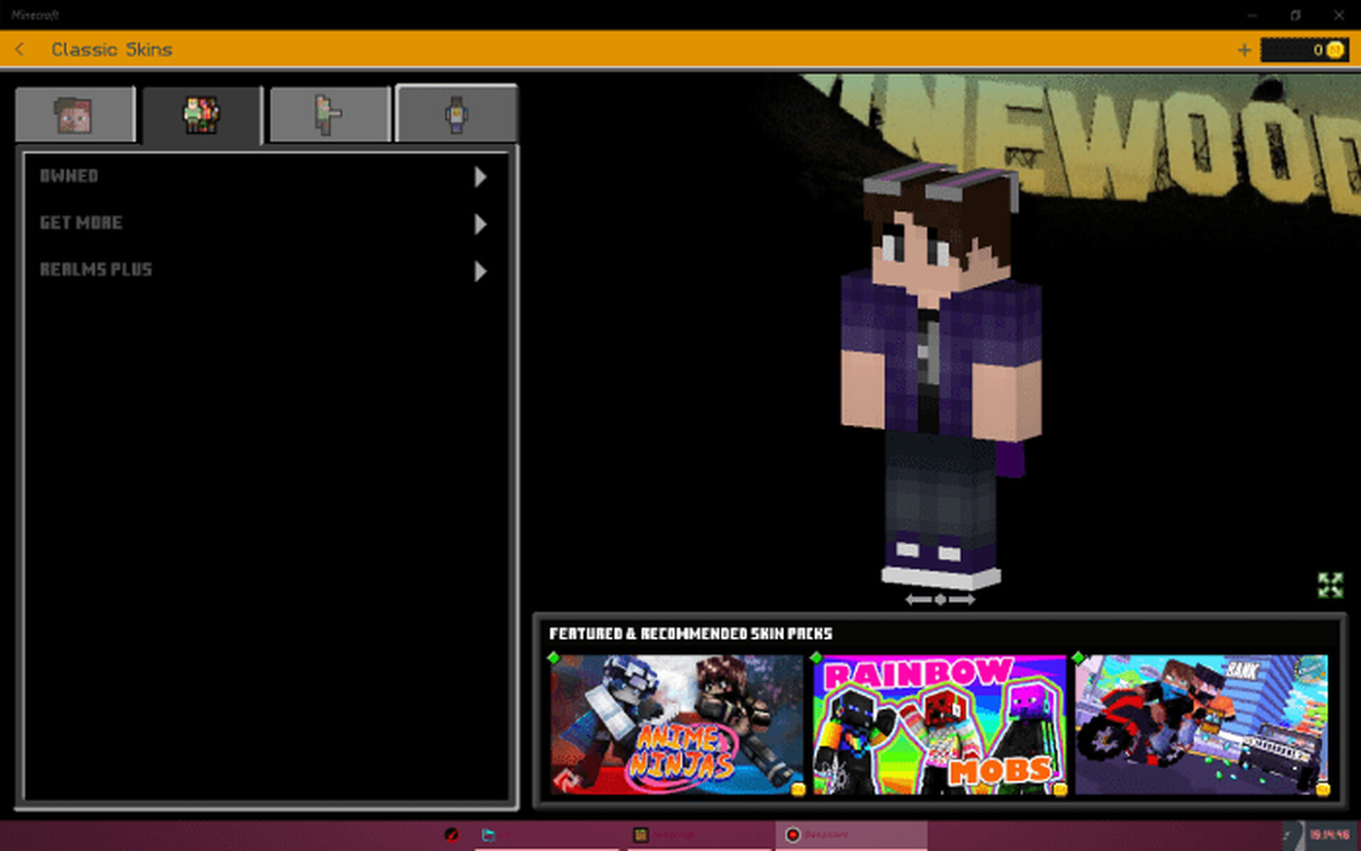 GTA San Andreas GUI Minecraft Texture Pack