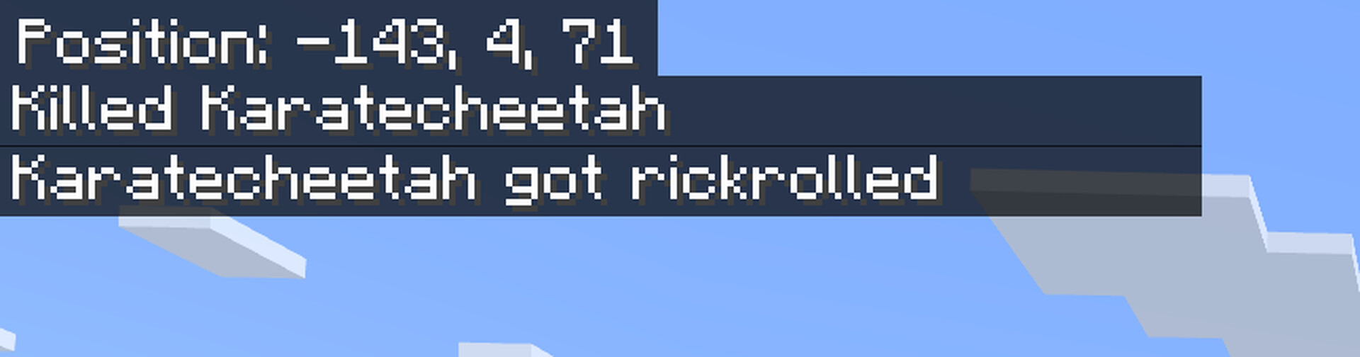 Rickroll Minecraft Texture Pack