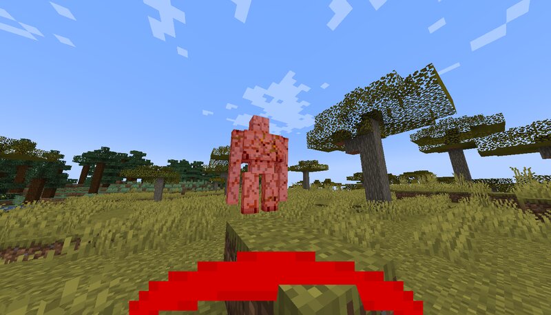 Red Sweep Effect Minecraft Texture Pack