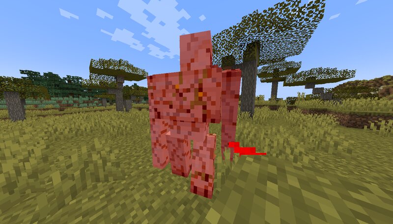 Red Sweep Effect Minecraft Texture Pack