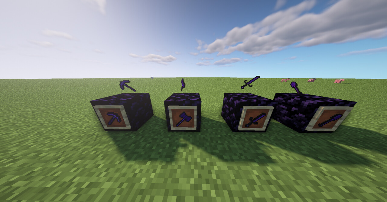 Amethyst Tools Minecraft Texture Pack