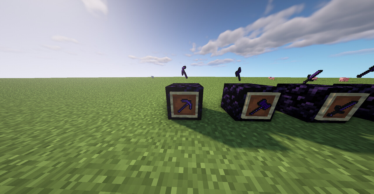Amethyst Tools Minecraft Texture Pack