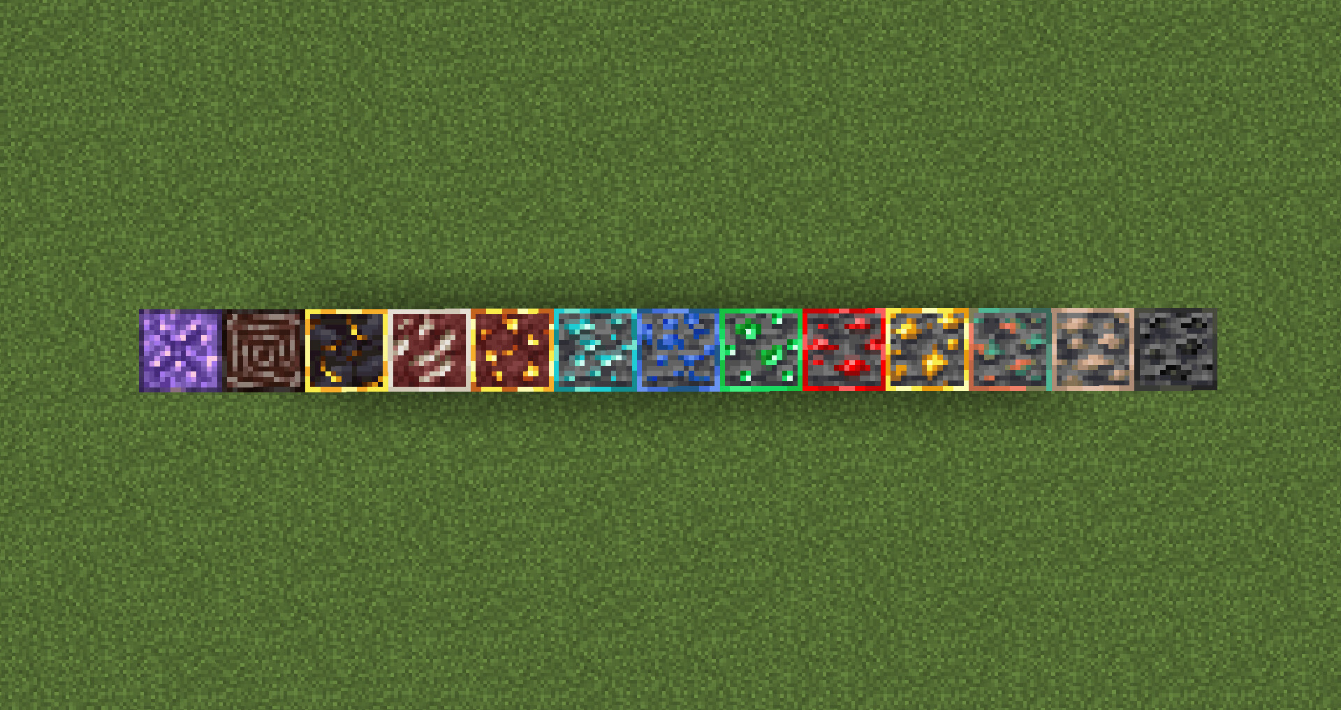 1.17 Ore Outline Minecraft Texture Pack