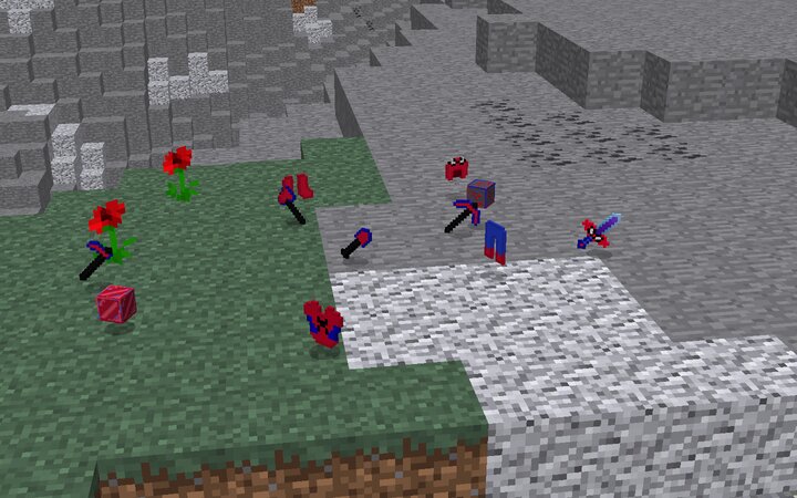 Spiderman Texture pack v1 ~1.8.9 Minecraft Texture Pack