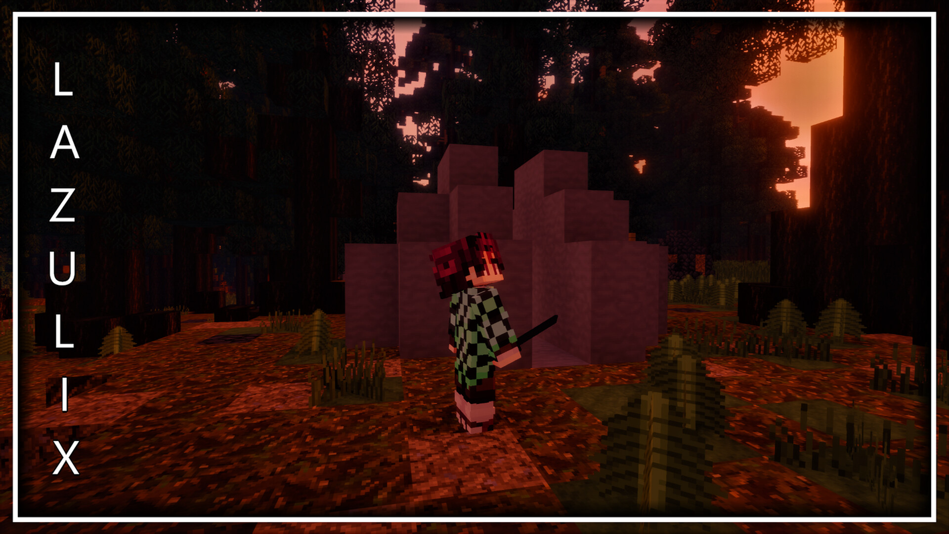 Tanjiro Pack ( Green / Black x512x ) 1.8.9 Demon Slayer Pack ( Kimetsu ...