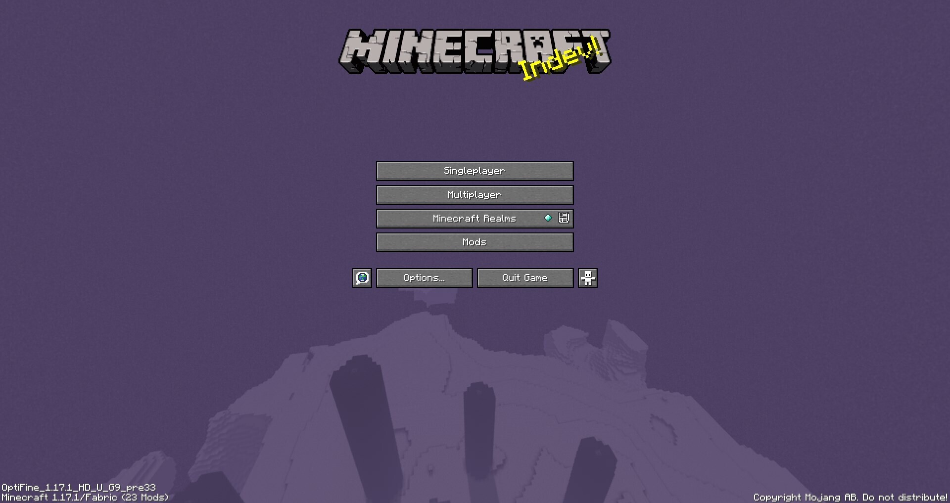 The End panorama (BSL Shader) Minecraft Texture Pack