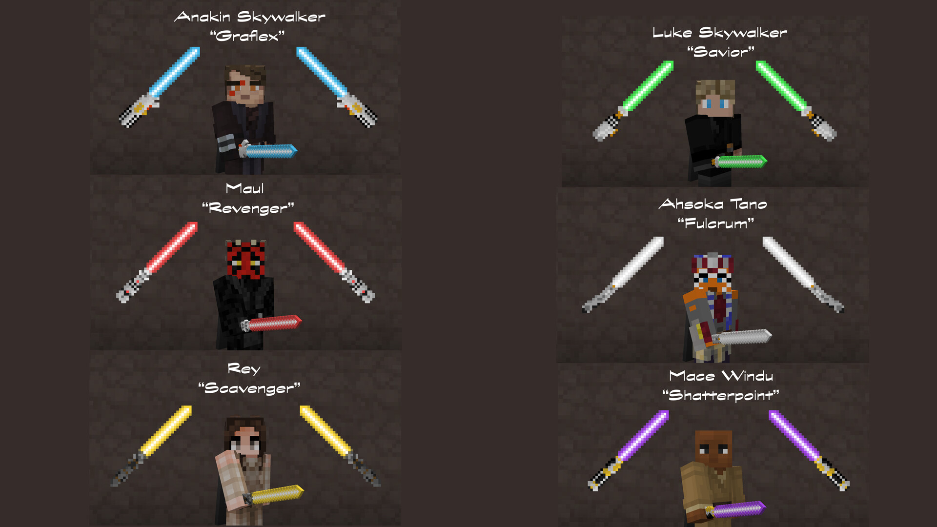 Broblo's Lightsabers Minecraft Texture Pack