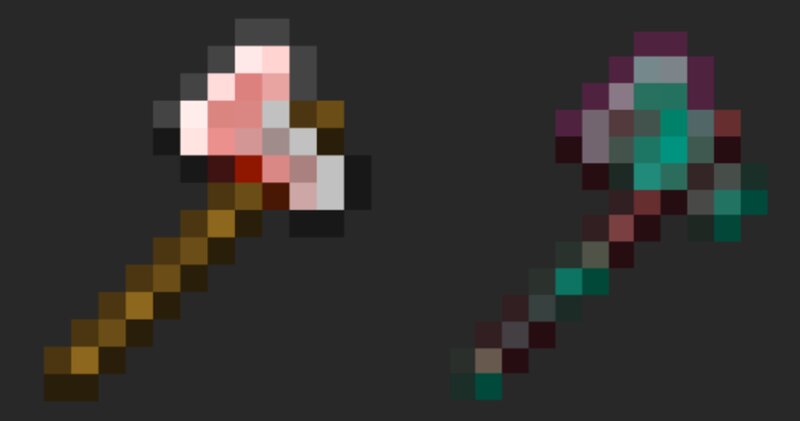 Wackywow's better iron and netherite Minecraft Texture Pack