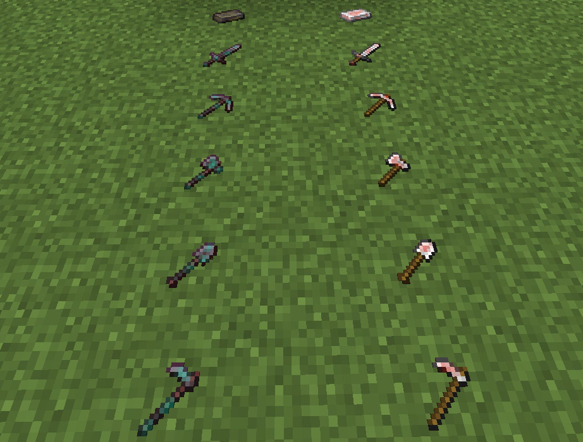 Wackywow's better iron and netherite Minecraft Texture Pack