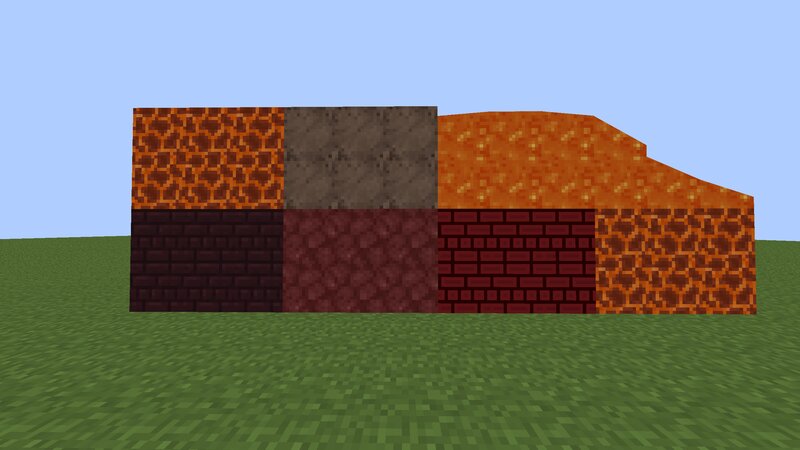 nether + Minecraft Texture Pack