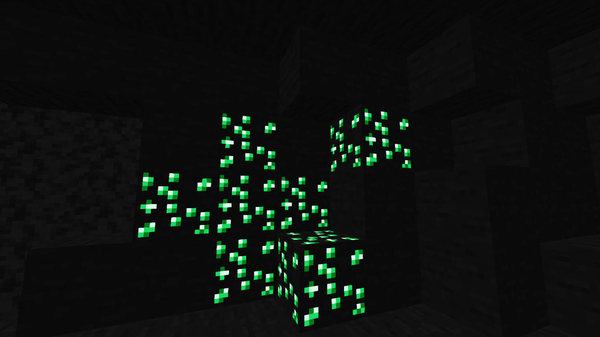 Simxox | Emissive Custom Ores | Glowing Ores Minecraft Texture Pack