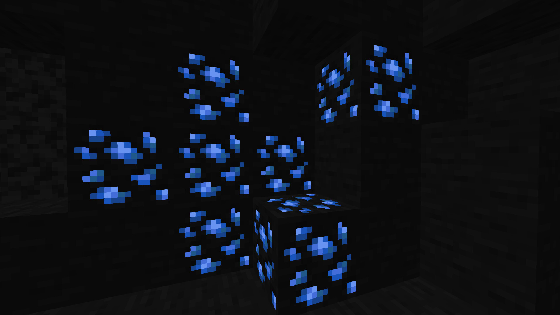 Simxox | Emissive Custom Ores | Glowing Ores Minecraft Texture Pack