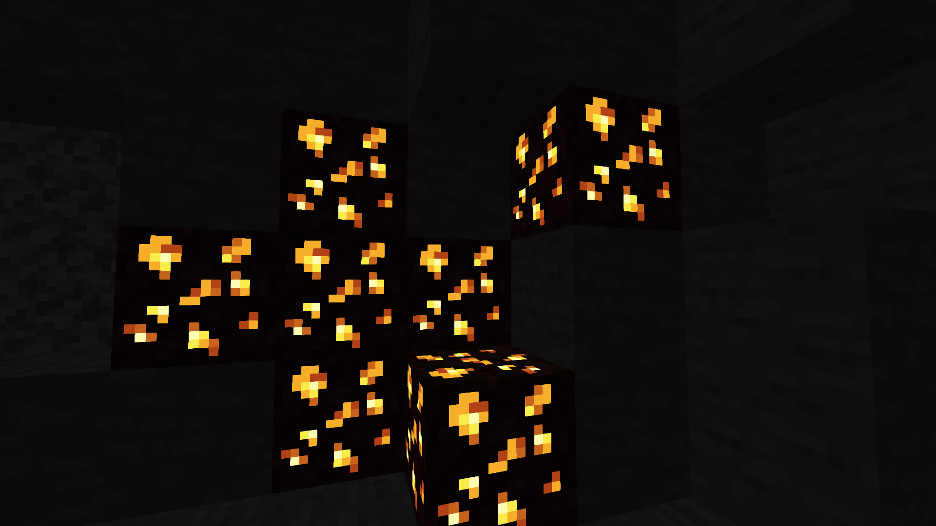 Simxox | Emissive Custom Ores | Glowing Ores Minecraft Texture Pack