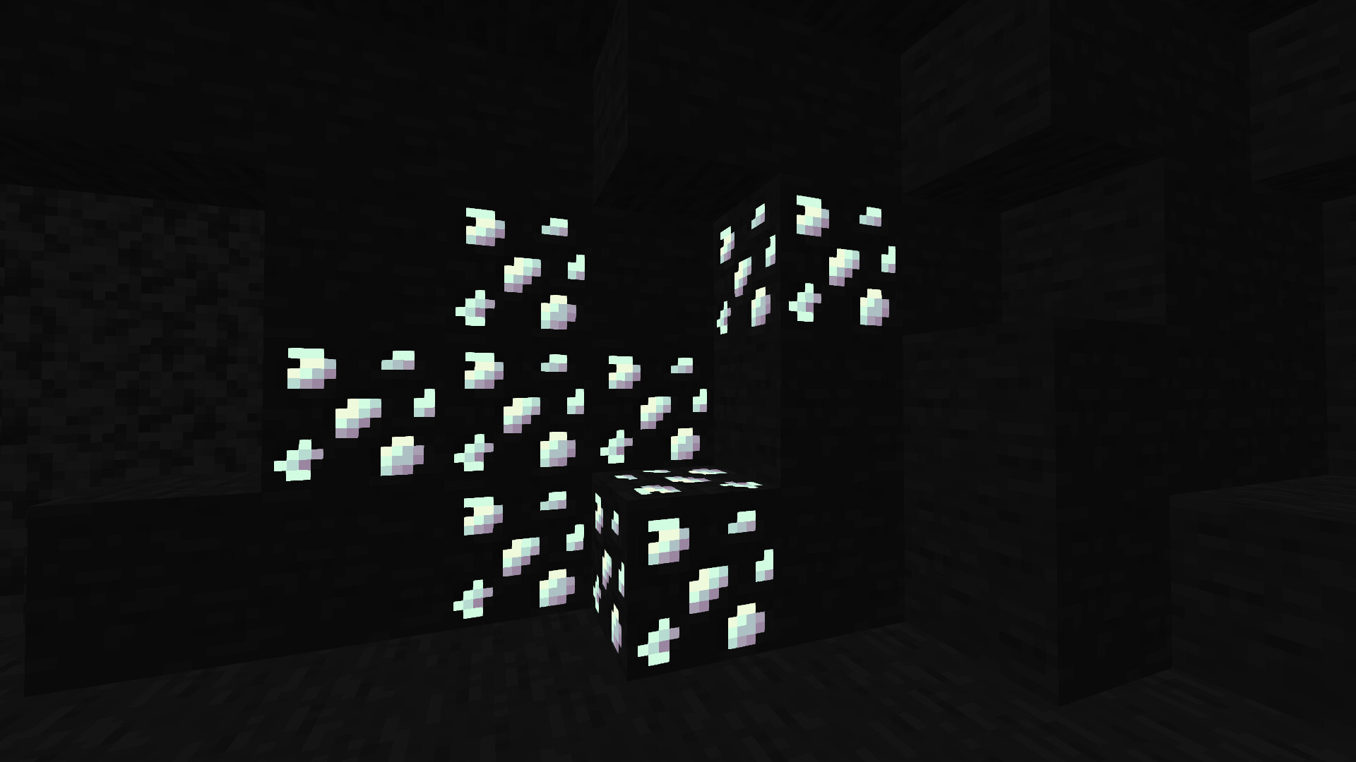 Simxox | Emissive Custom Ores | Glowing Ores Minecraft Texture Pack