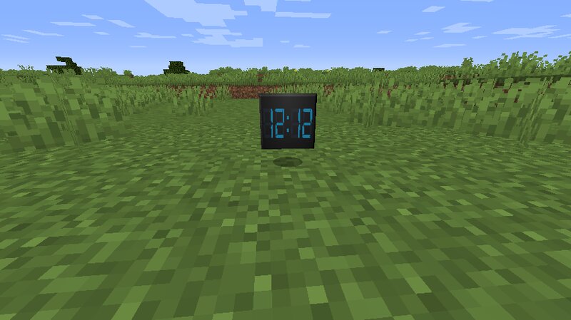 Digital Clocks Minecraft Texture Pack