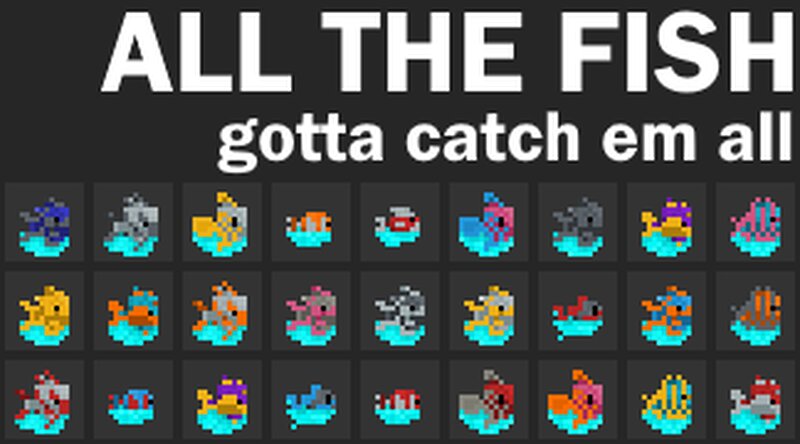 ALL THE FISH wet edition Minecraft Texture Pack