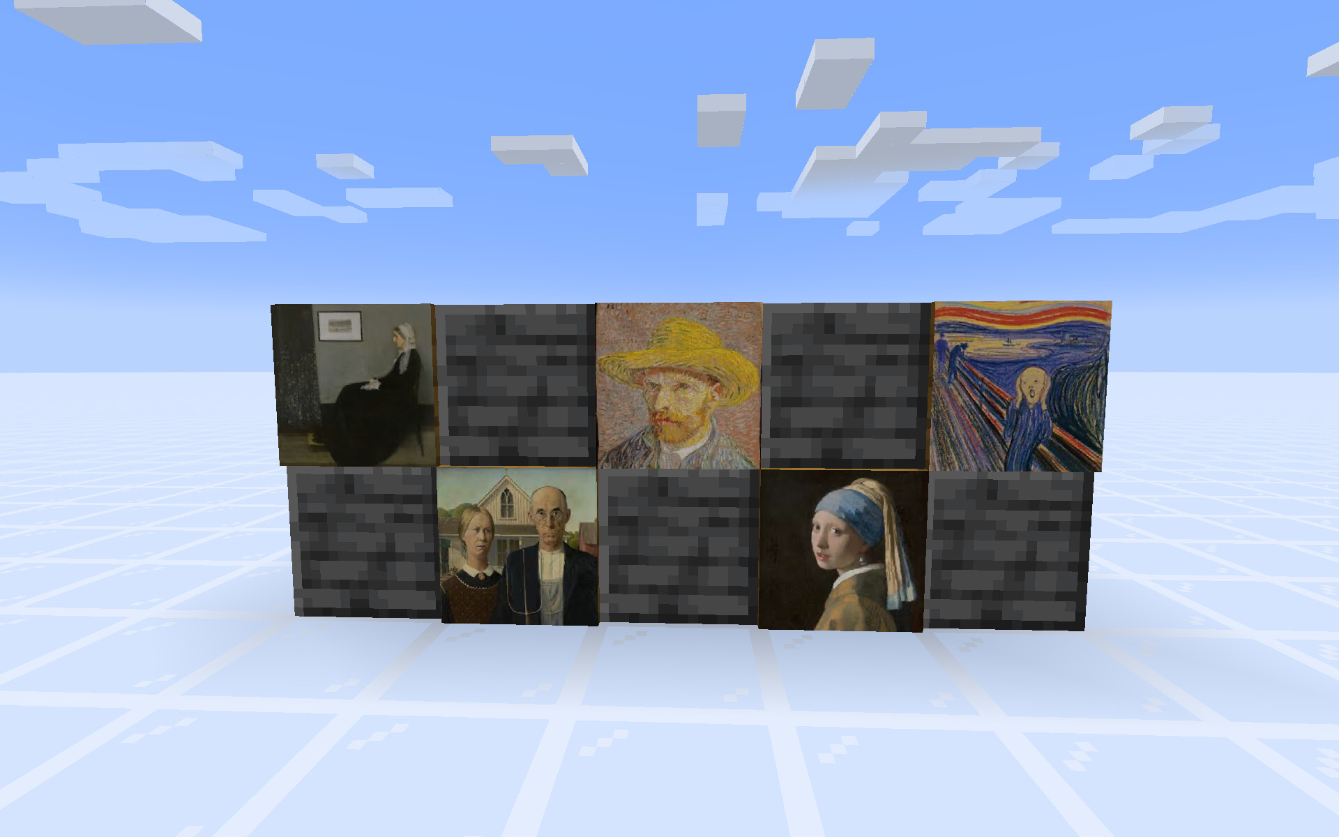 Famous Paintings Minecraft Texture Pack