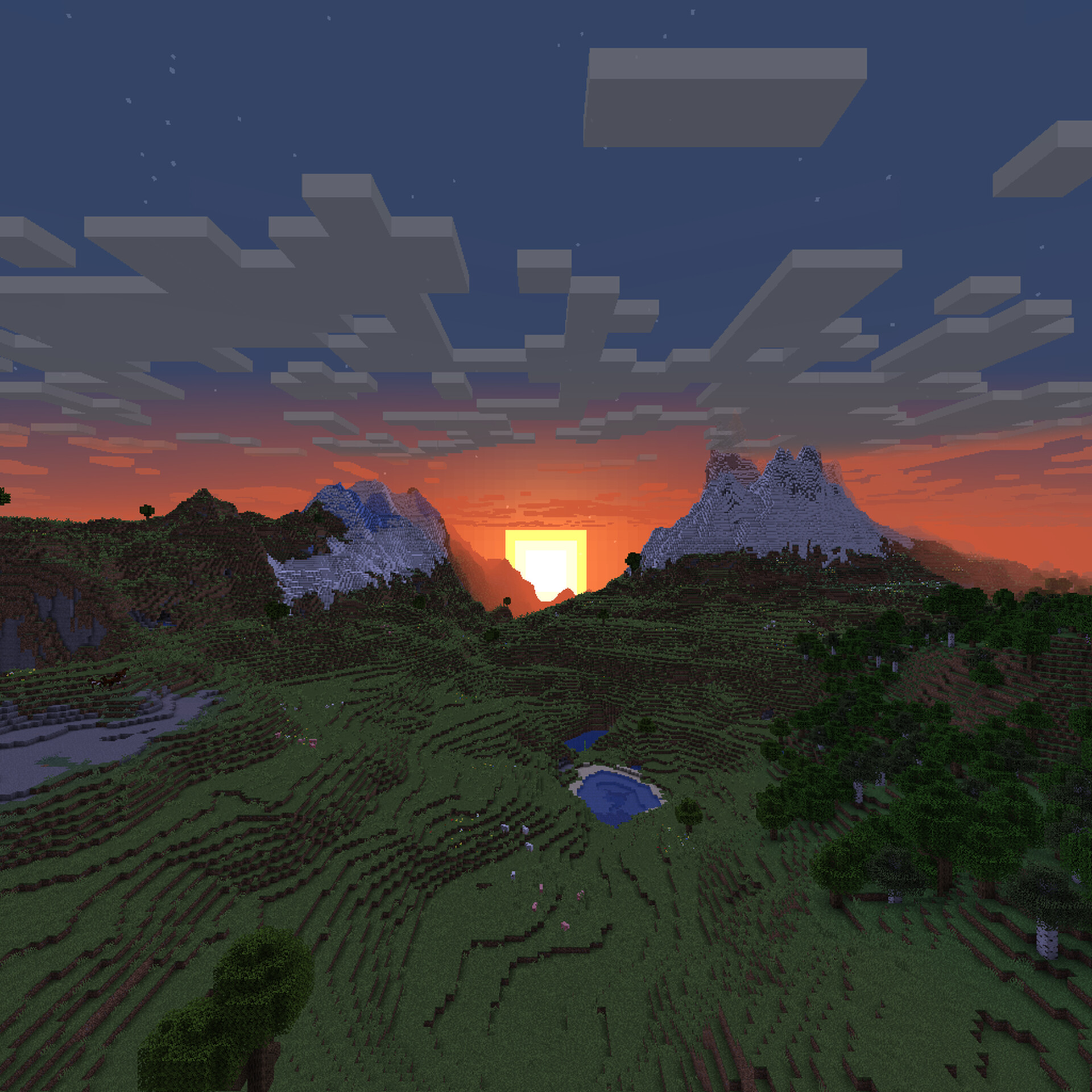 Caves & Cliffs part 2 panorama Minecraft Texture Pack