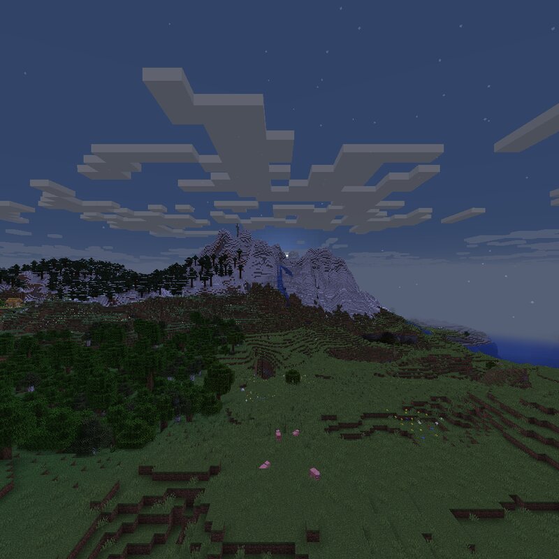 Caves & Cliffs part 2 panorama Minecraft Texture Pack