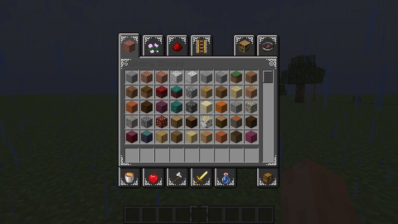 Dark Inventory Minecraft Texture Pack